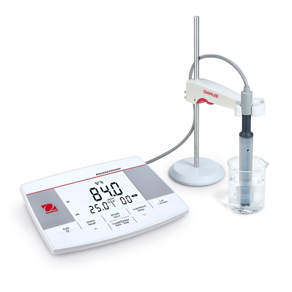 Ohaus Aquasearcher AB23EC-F Benchtop Conductivity Meter Kit — Lab ...