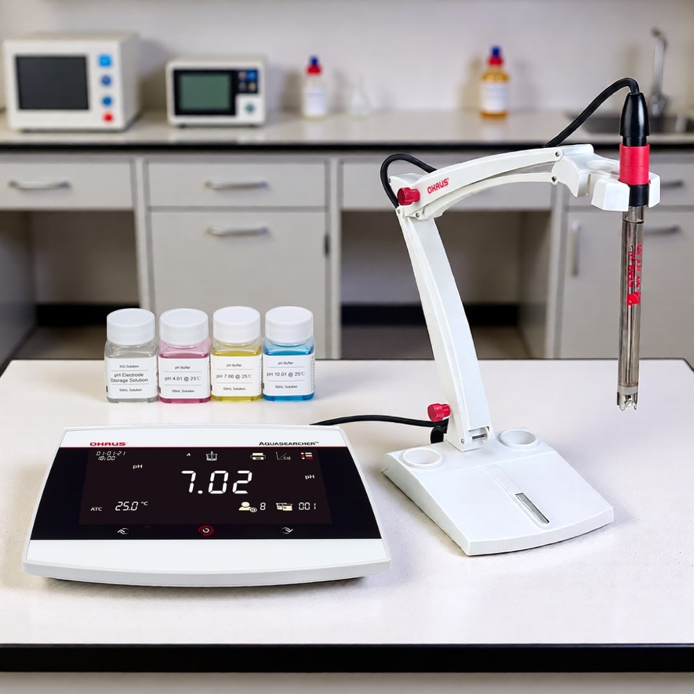 Ohaus Aquasearcher AB33PH-F Benchtop pH Meter Kit — Lab Devices Australia